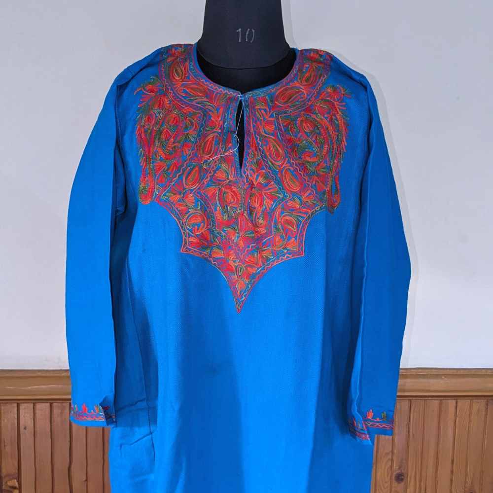 Blue Cheshma Cashmilon Kashmiri Phiran - Gyawun