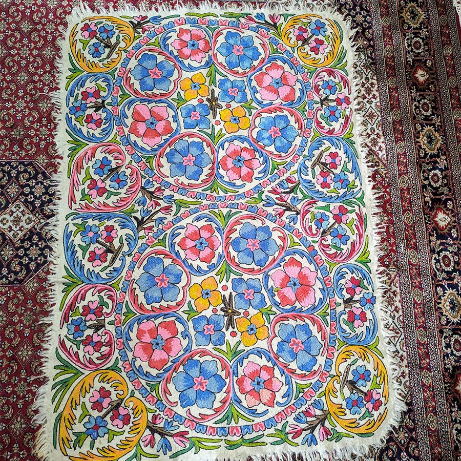 Luxury Bageh Bahar 6×4Ft Pure Wool Double Work Handmade Aari ...