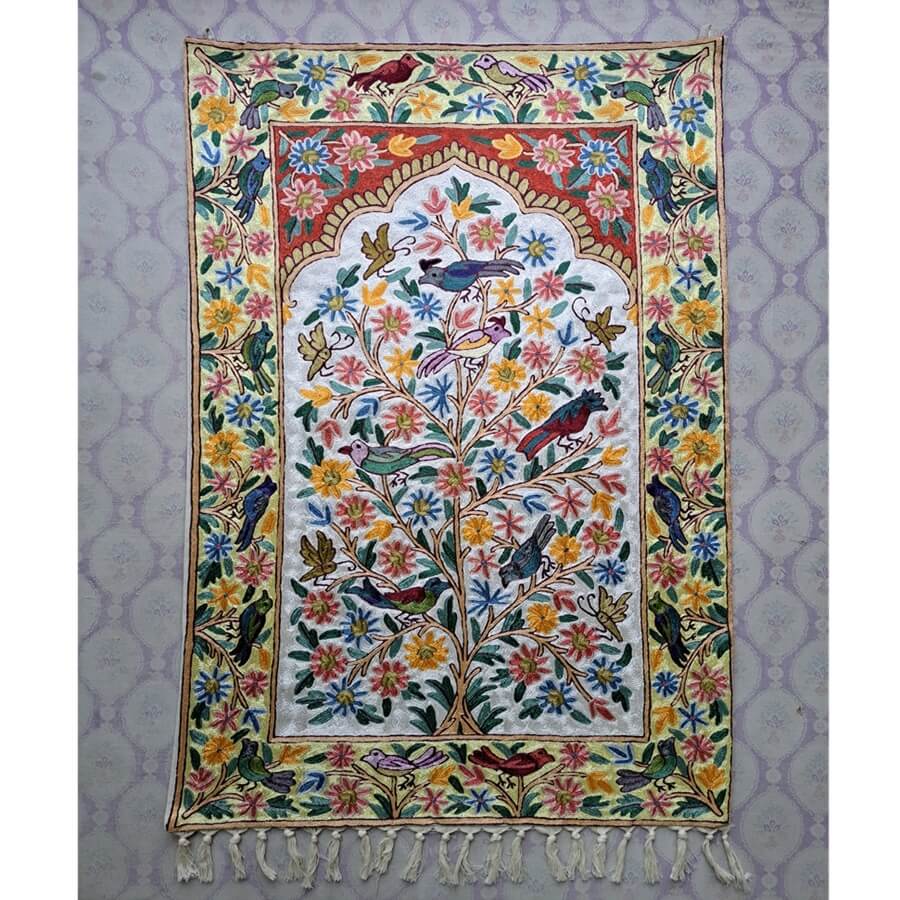 Yemberzal Tree of Life Handmade Chainstitch Wall Hanging - Gyawun