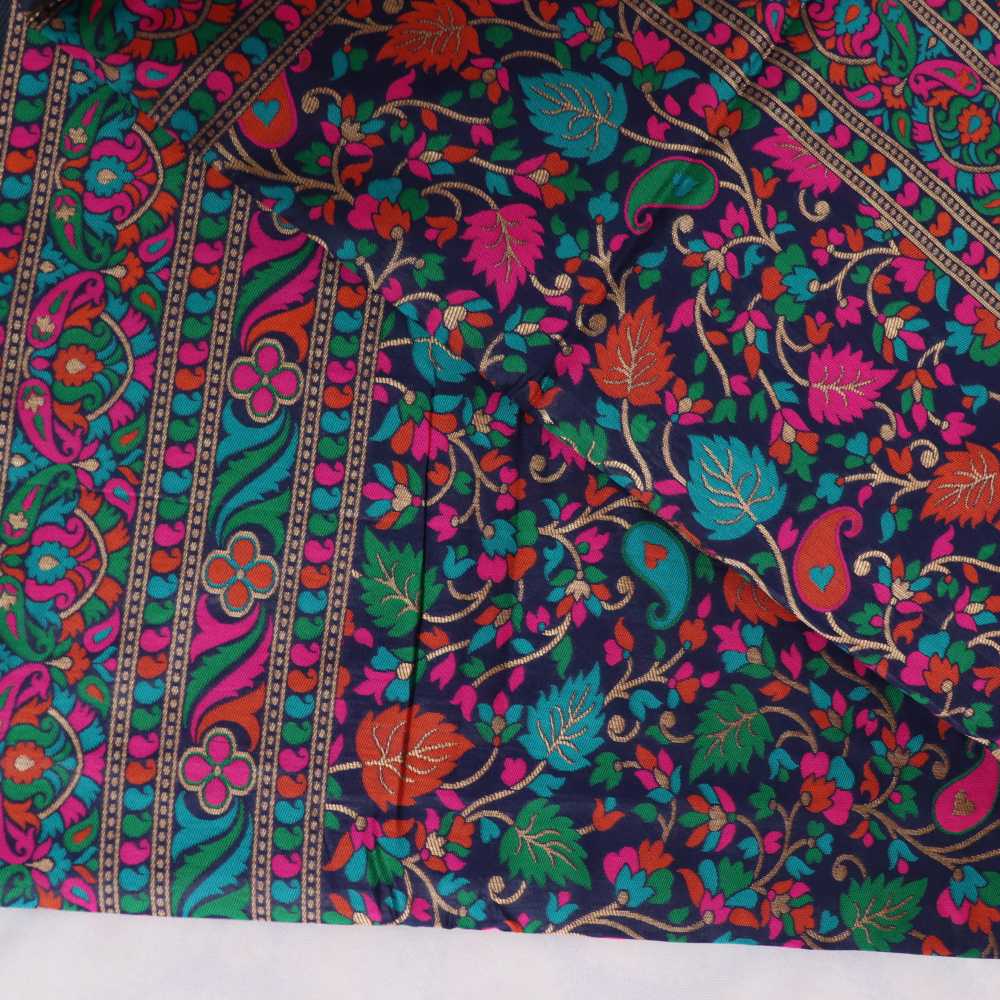 Blue Chinari Salma Kani with Zari Saree - Gyawun