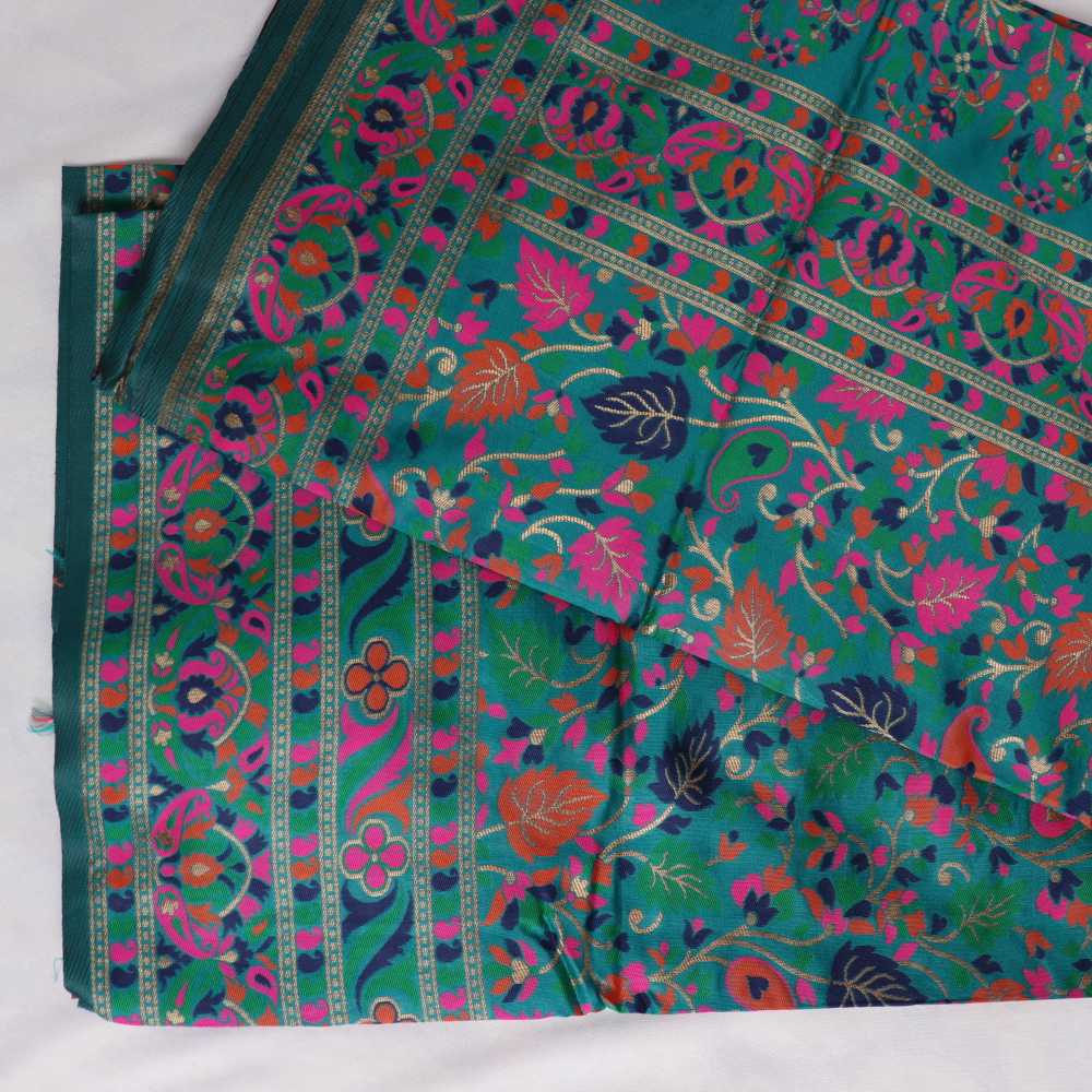 Green Chinari Salma Kani with Zari Saree - Gyawun