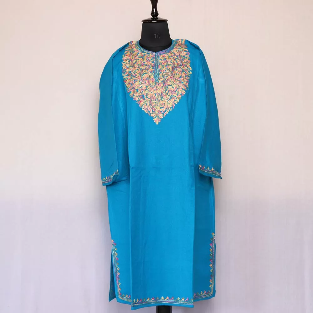 Chashma Blue Phiran dress of Kashmir - Gyawun