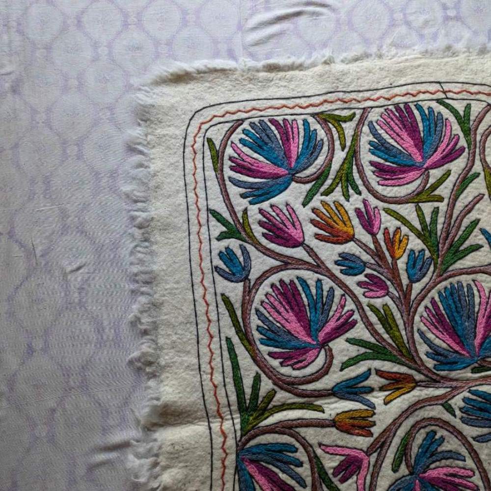 Heritage Kashmiri Handmade Namda Rug (5*3 feet) - Gyawun