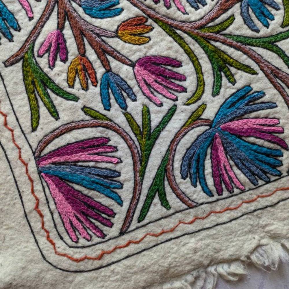 Heritage Kashmiri Handmade Namda Rug (5*3 feet) - Gyawun