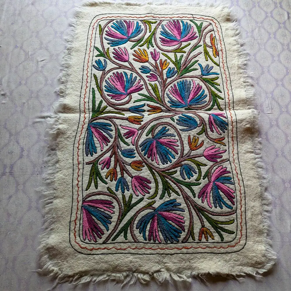 Heritage Kashmiri Handmade Namda Rug (5*3 feet) - Gyawun