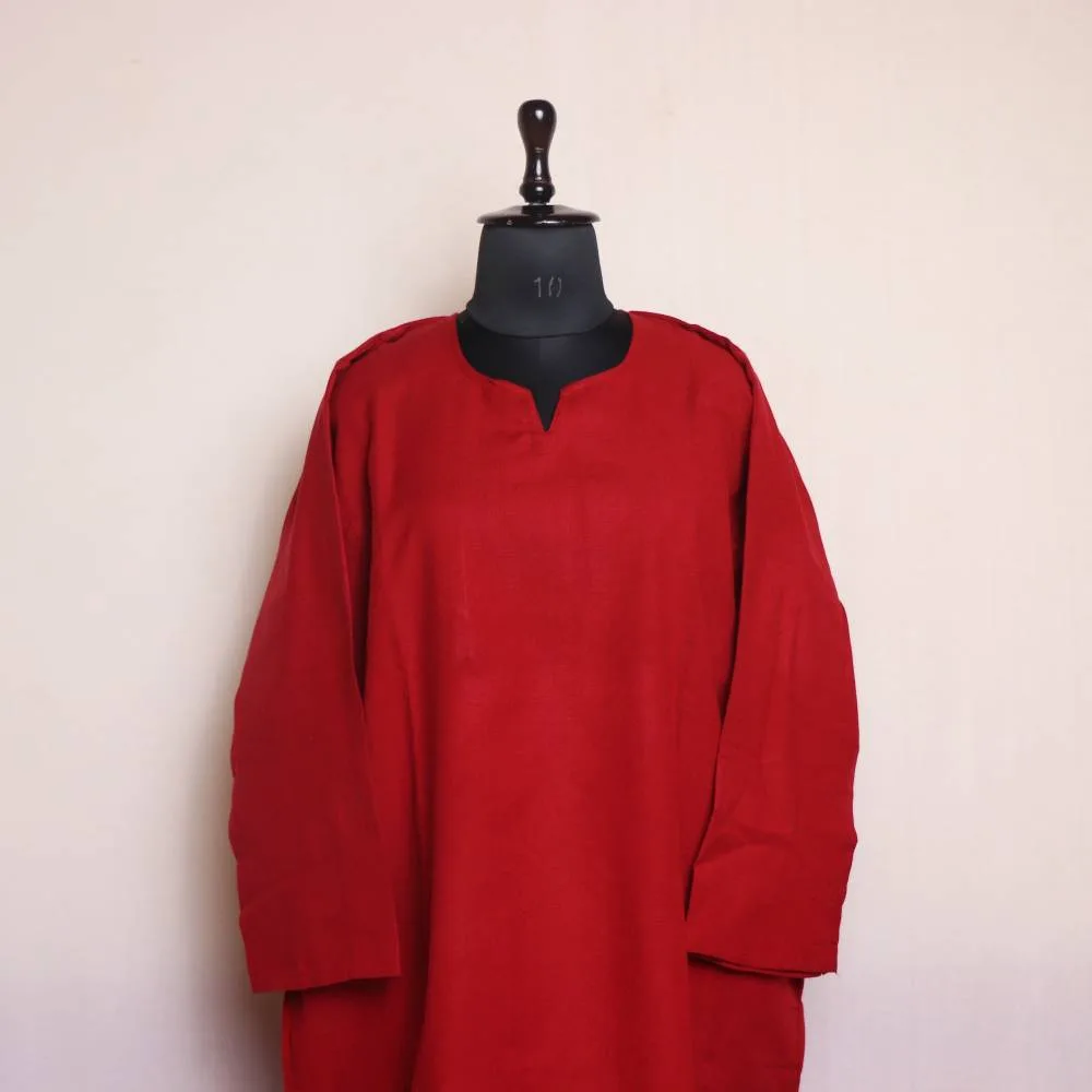 Red Johaar Plain Pheran L45 - Gyawun