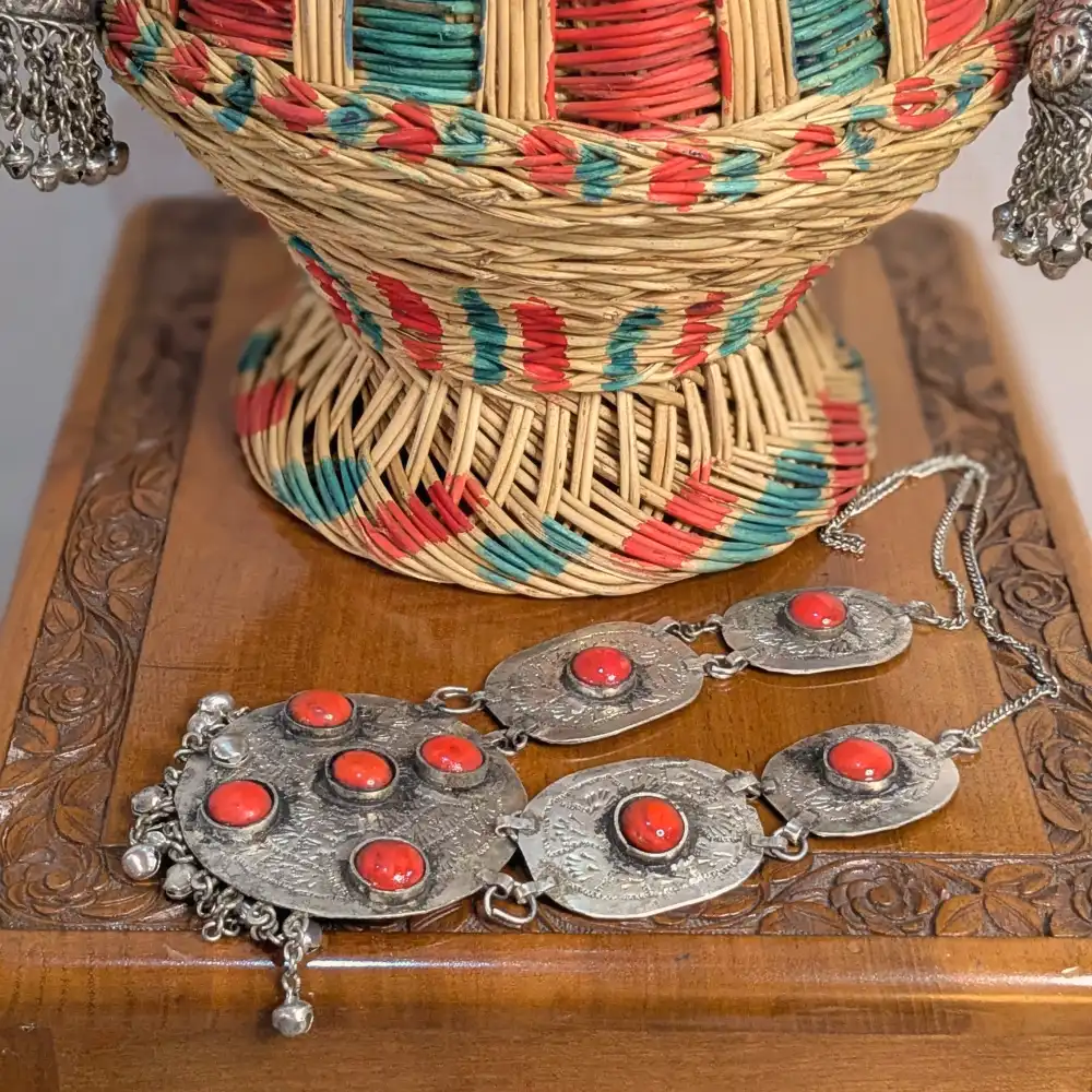 Beautiful Kasaba | Kashmiri Headwear Cap with Traditional Jewelry ...